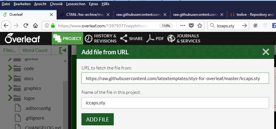 Usage At Overleaf Scientific thesis template